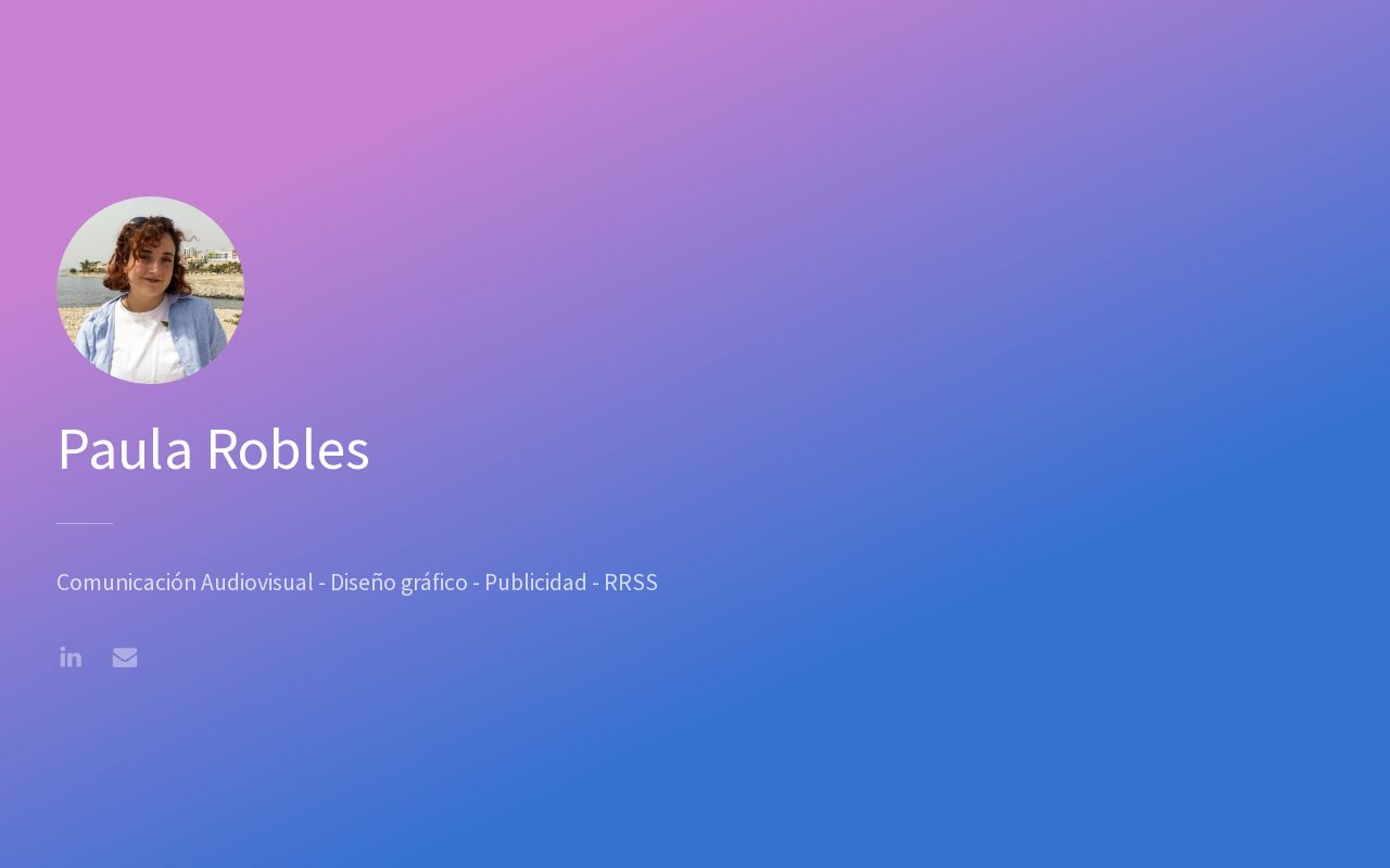 Paula Robles - Community Manager y diseñadora gráfica